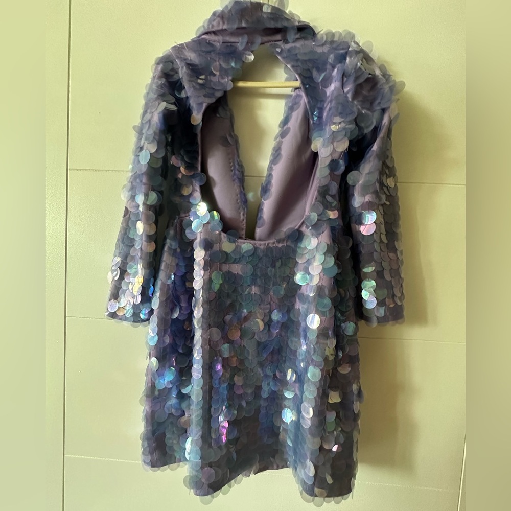 Taylor Swift Eras Tour Purple Sequence Dress - Gem